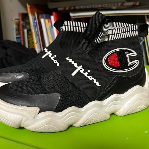 Champion | Shoes | Champion Tennis Shoes Black Used But Good Condition ...